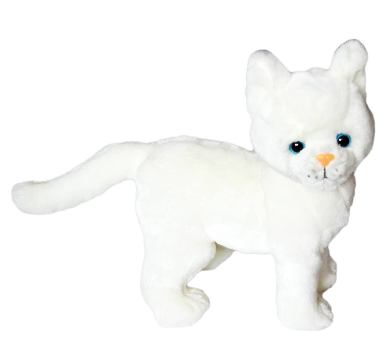 Snowball Plush White Cat – The Prize Booth