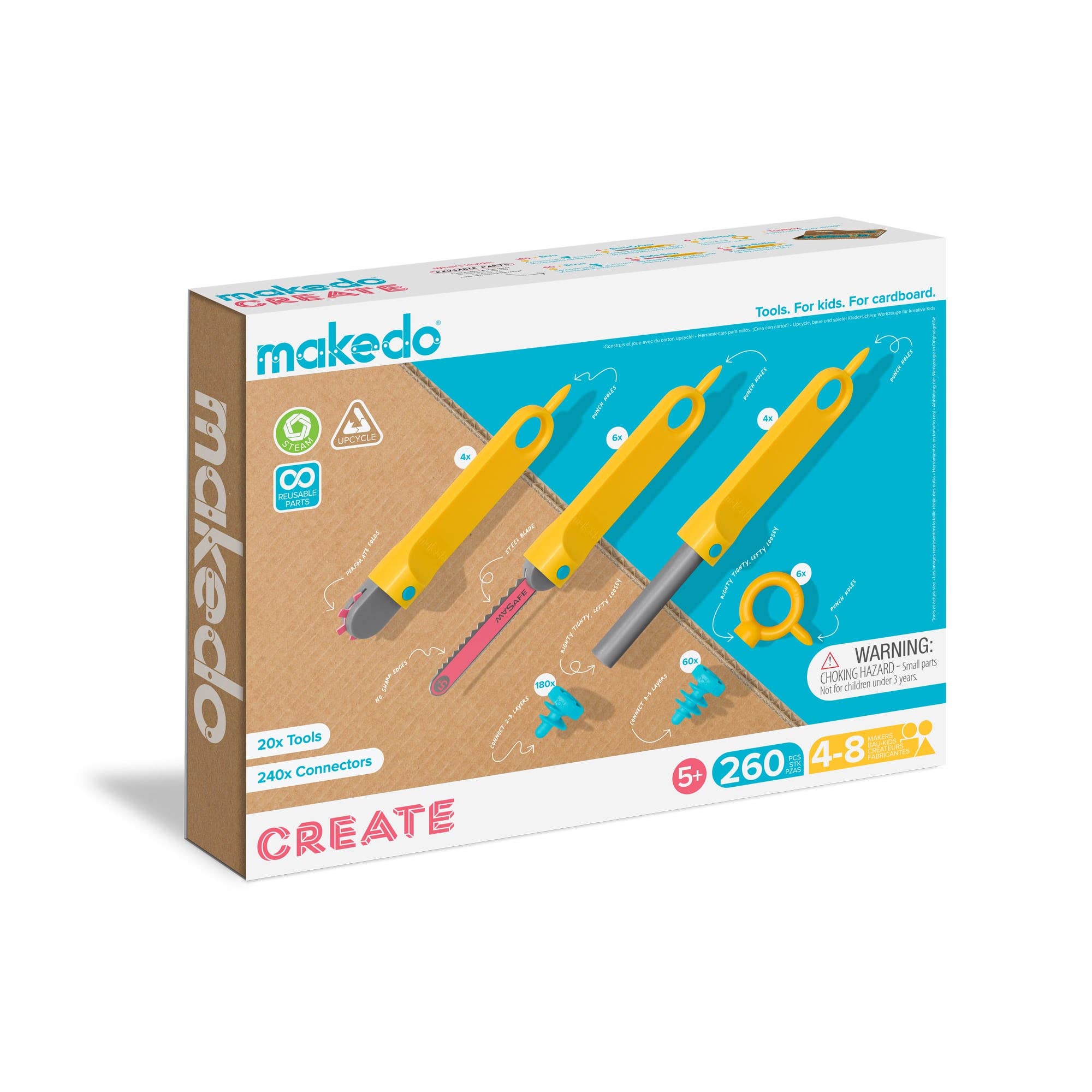 CREATE | Makedo Cardboard Construction Kit – The Prize Booth