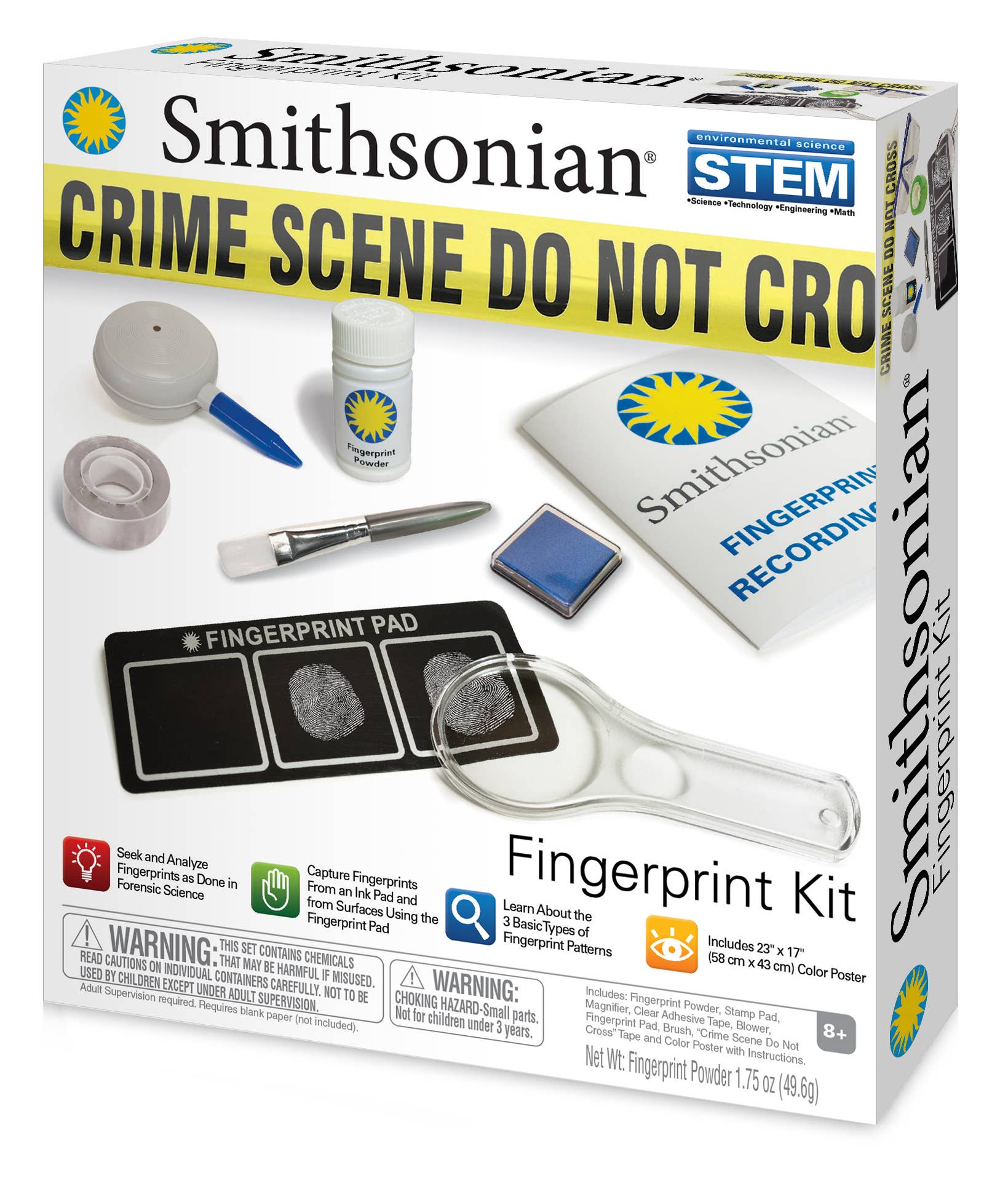 Smithsonian Fingerprint Kit – The Prize Booth