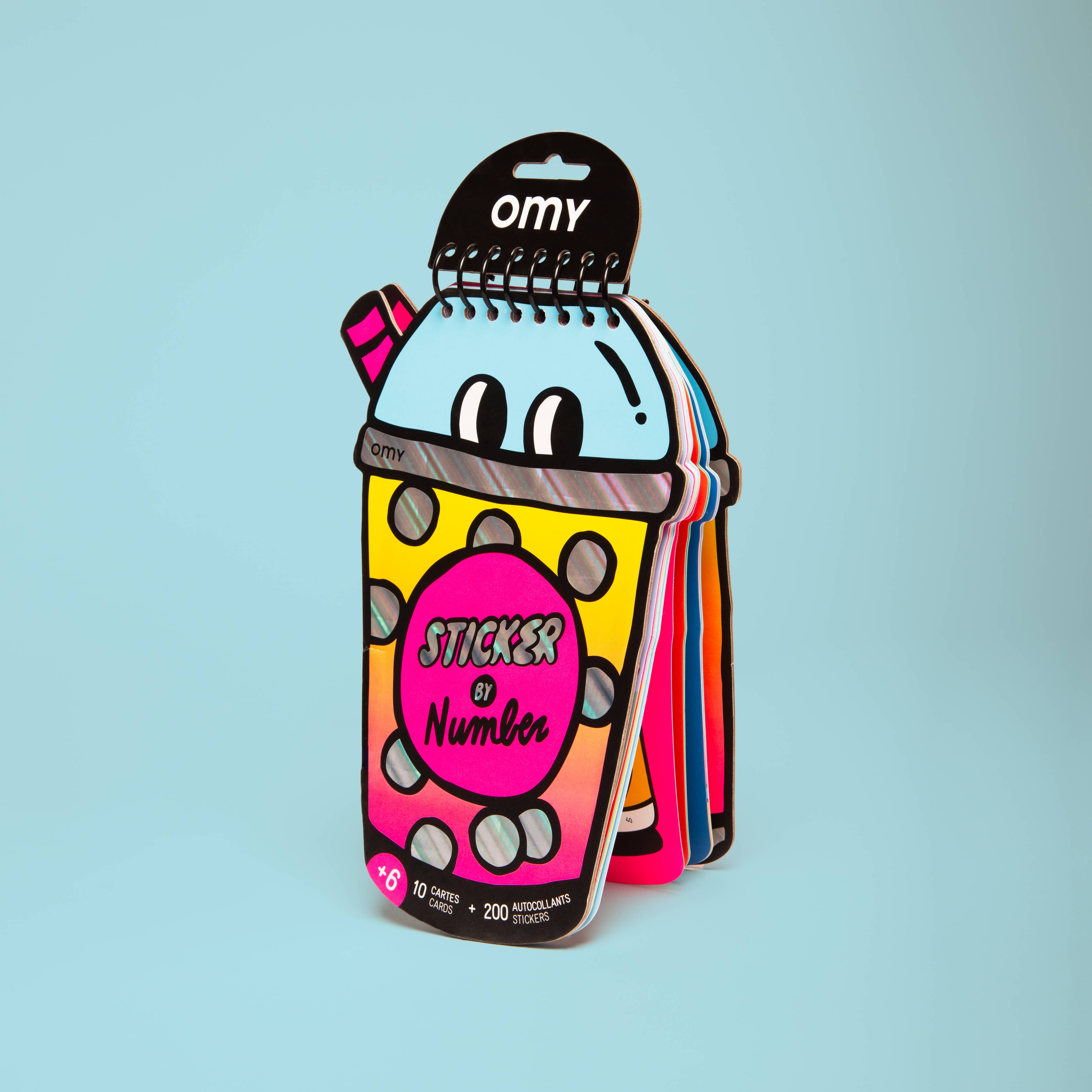 Sticker by number book - Bubble Tea – The Prize Booth