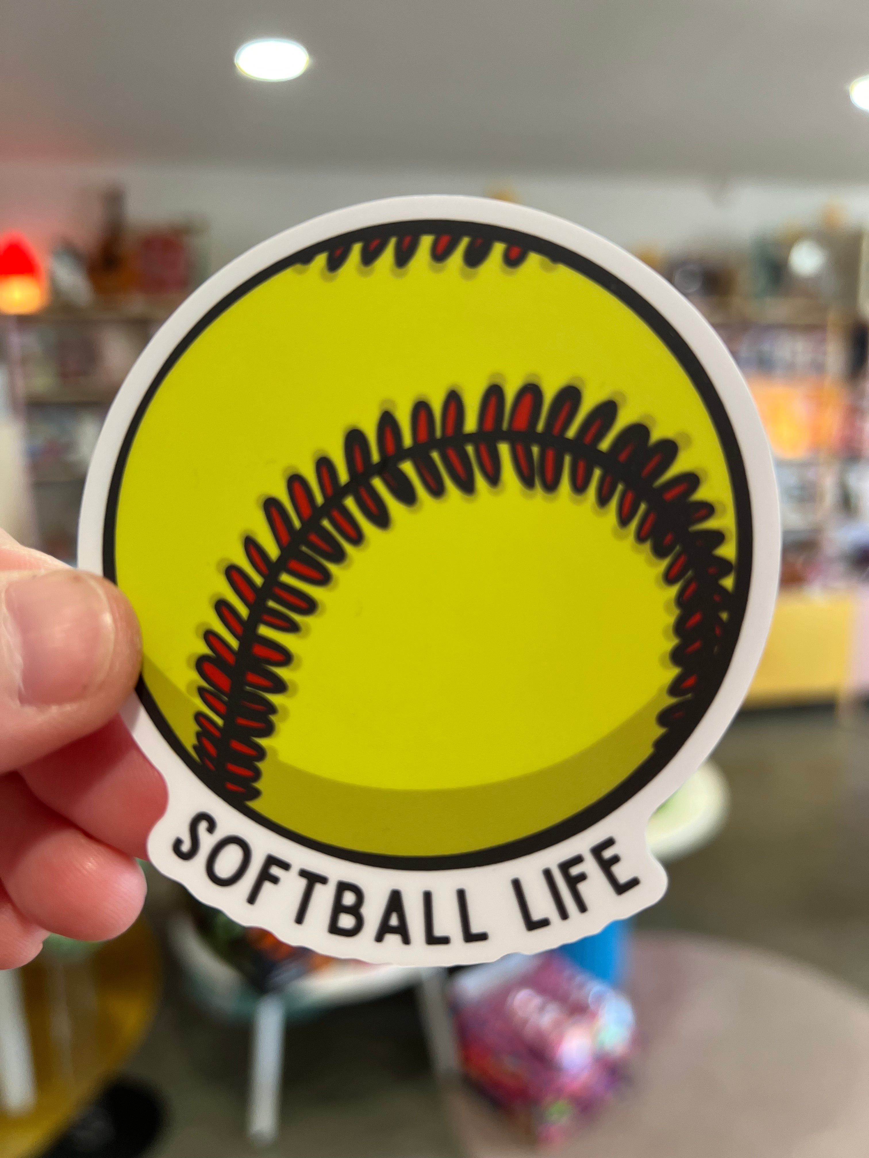 Softball Life Sticker – The Prize Booth