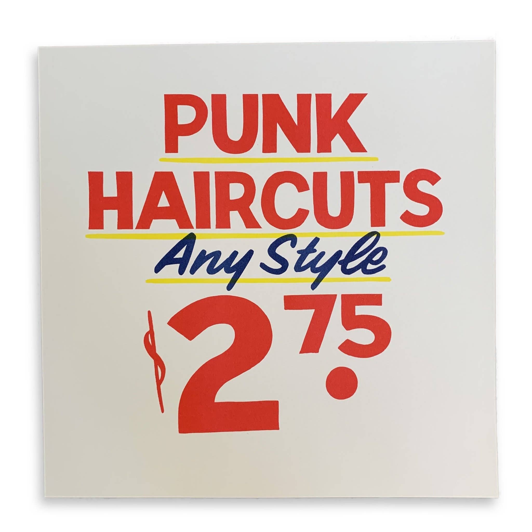 Punk Haircuts Riso Print – The Prize Booth