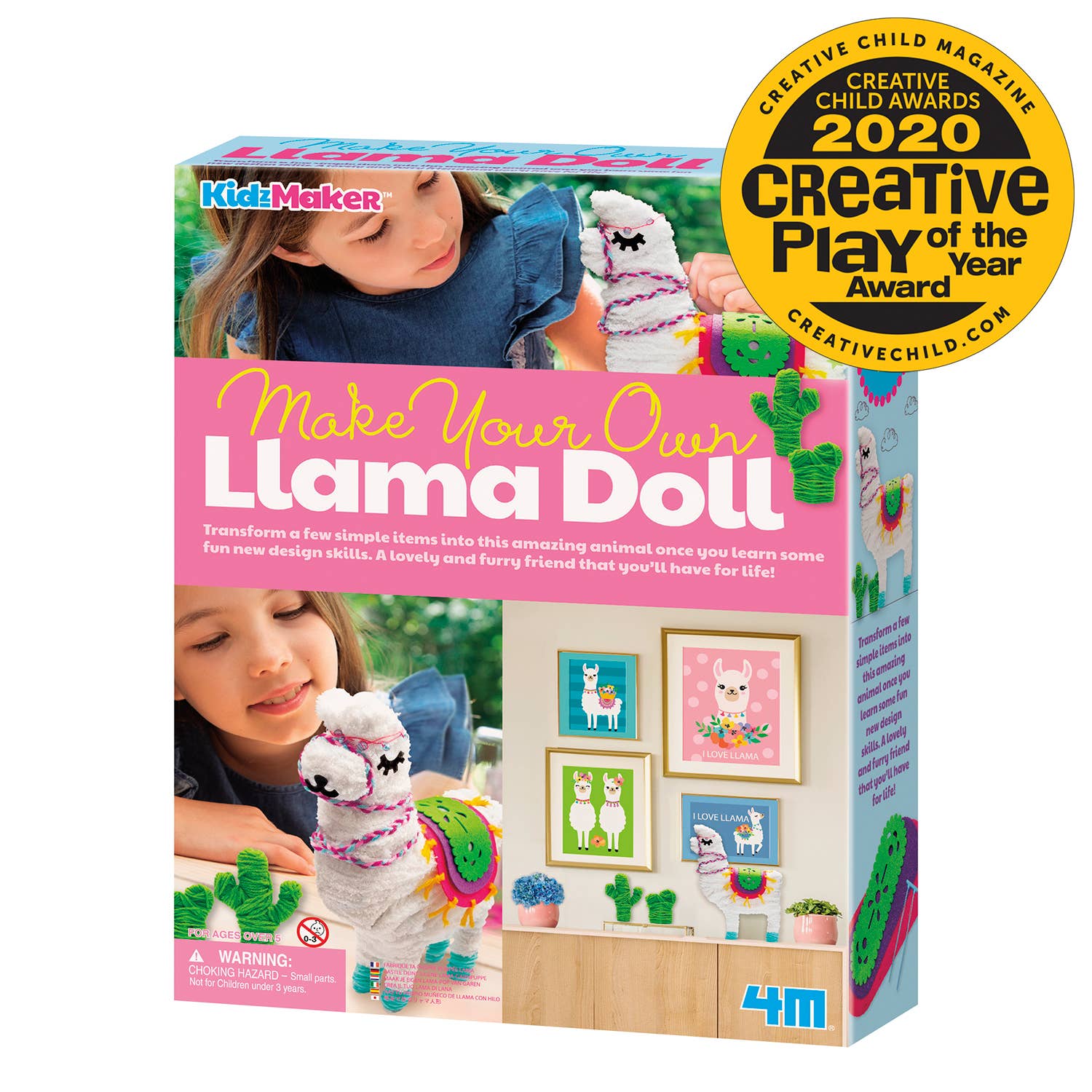 4M Make Your Own Llama Doll Kit (3300) – The Prize Booth